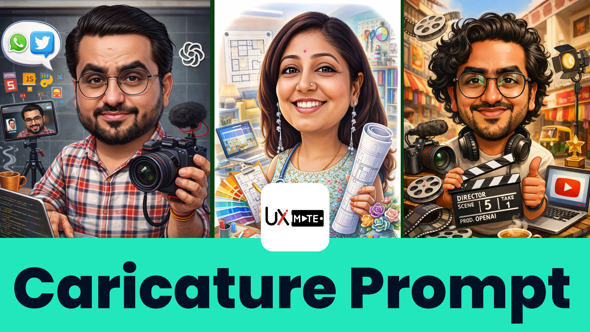 10 ChatGPT Caricature Prompts | ChatGPT Viral Caricature Trend